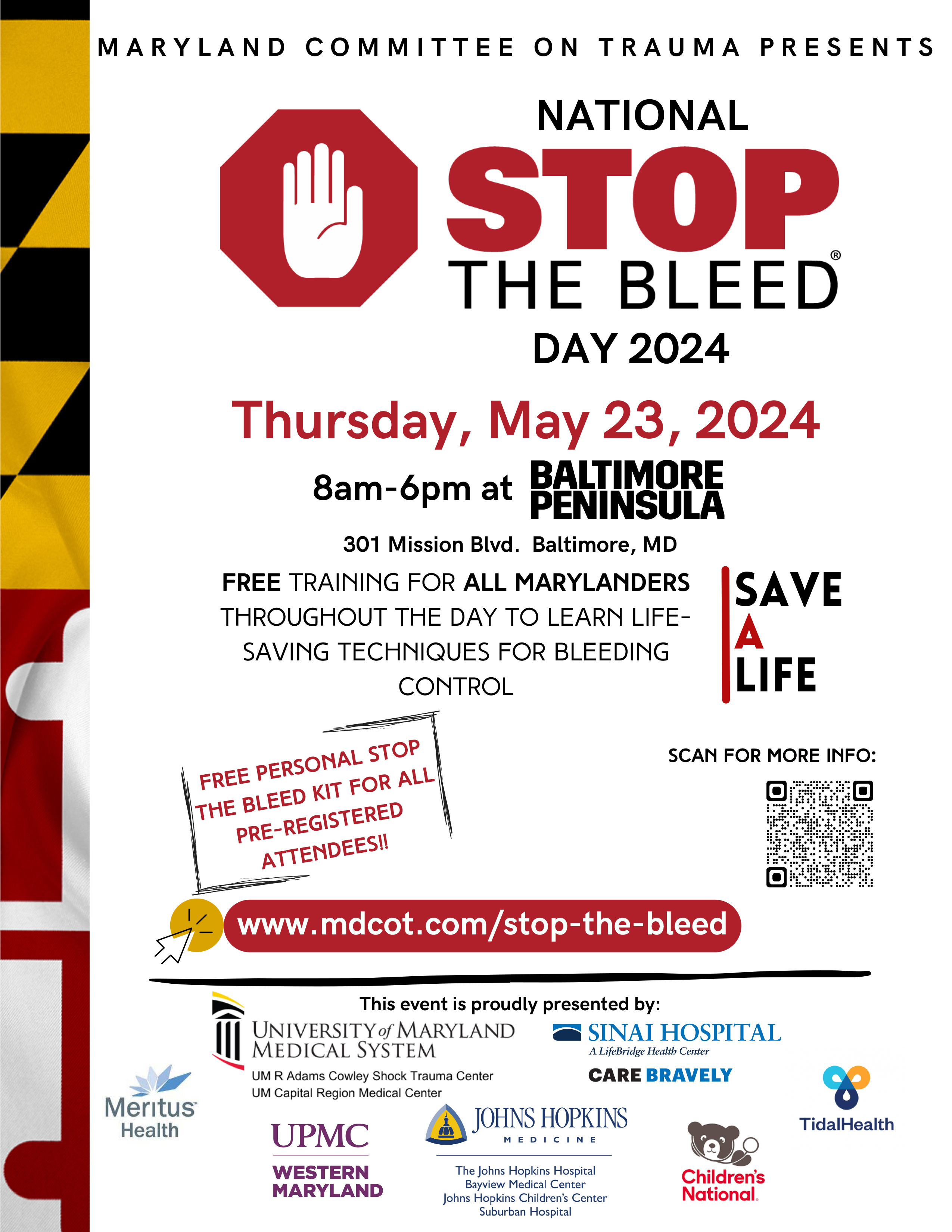 National Stop the Bleed Day courses | TidalHealth